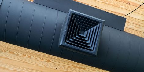 black-spiral-hvac-duct | DC Duct & Sheet Metal LLC